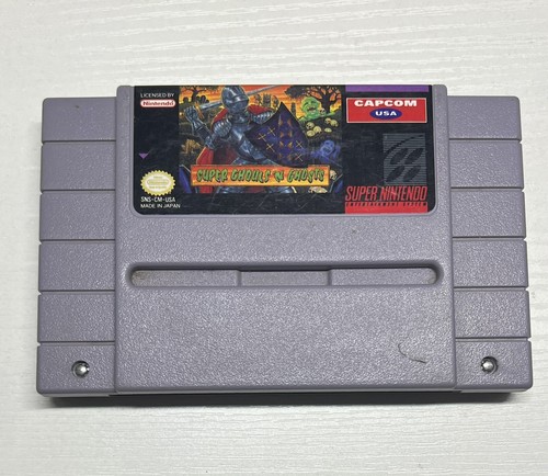 Super Ghouls 'n Ghosts (Super Nintendo, SNES, 1991) Authentic, Tested ...