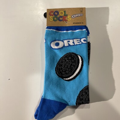 NEW Cool Socks Novelty Crew Socks Men's Women's, Oreo Cookies Shoe Size ...