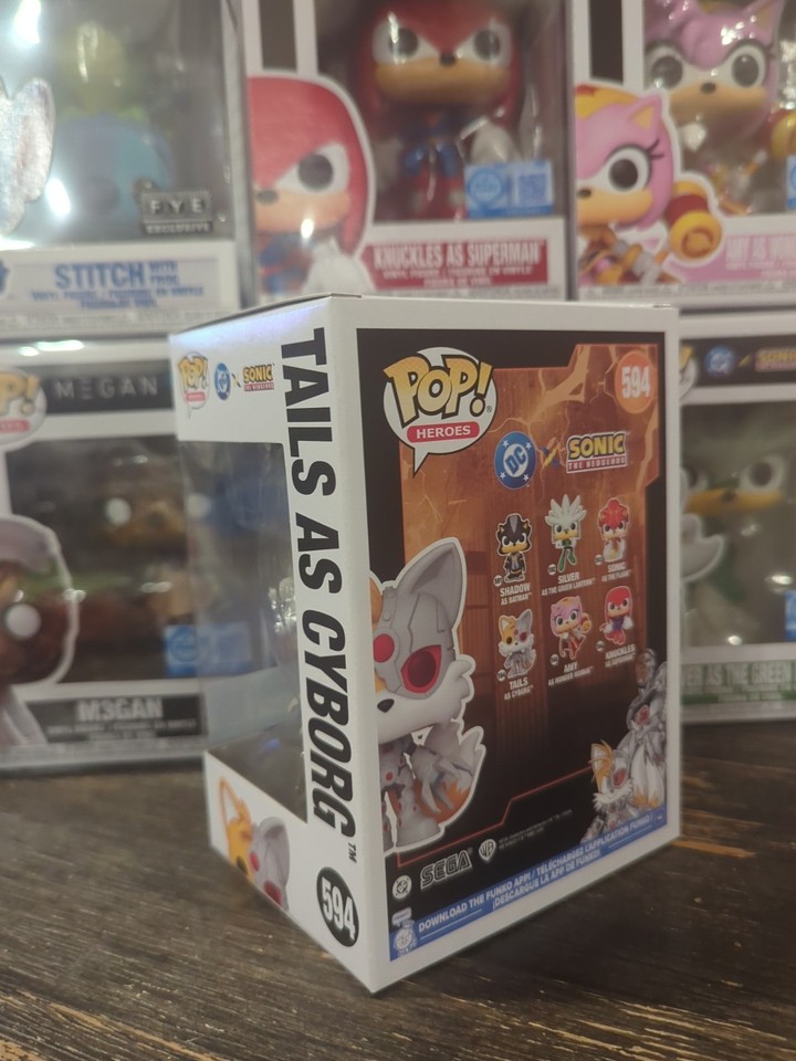Funko: TAILS as CYBORG #594 DC x Sonic the Hedgehog Target Exclusive ...