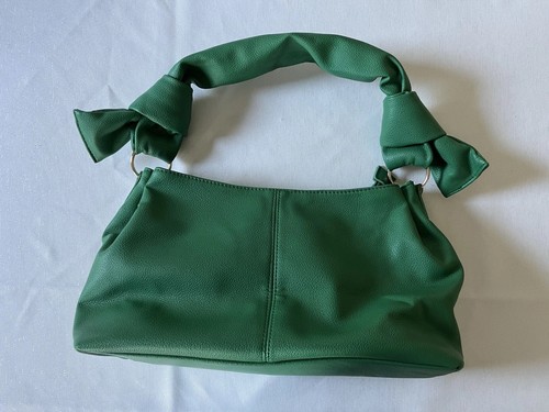 Green Small Shoulder Bag from TU EXCELLENT Condition Silver Clip | eBay