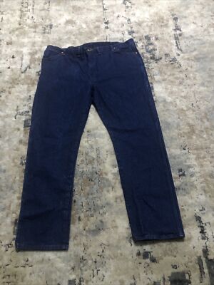 Wrangler Men's Cowboy Cut Original Fit Prewashed Denim Jeans 48 32 ...