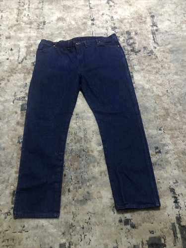 Wrangler Men's Cowboy Cut Original Fit Prewashed Denim Jeans 48 32 ...