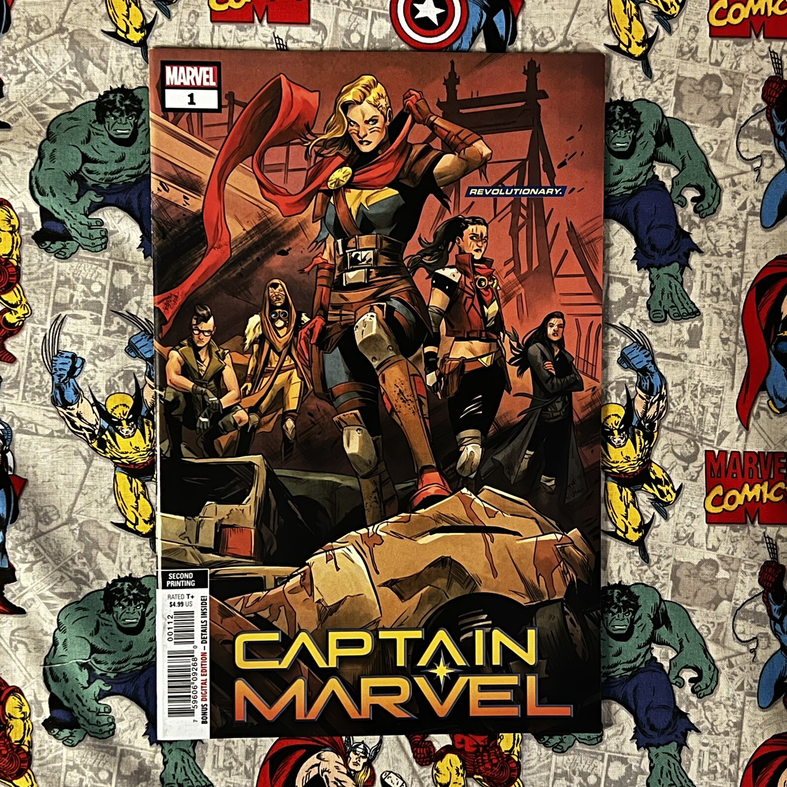 Captain Marvel #1 2019 KEY 1st app of Ripley Ryan (Star) 2nd Print ...