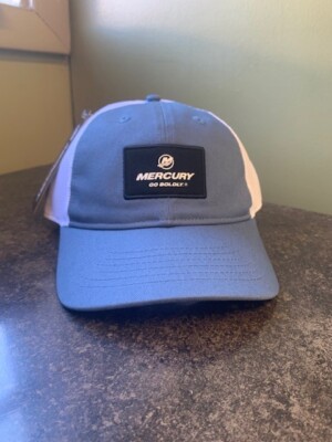 New Mercury patch cap go boldly hat in blue | eBay