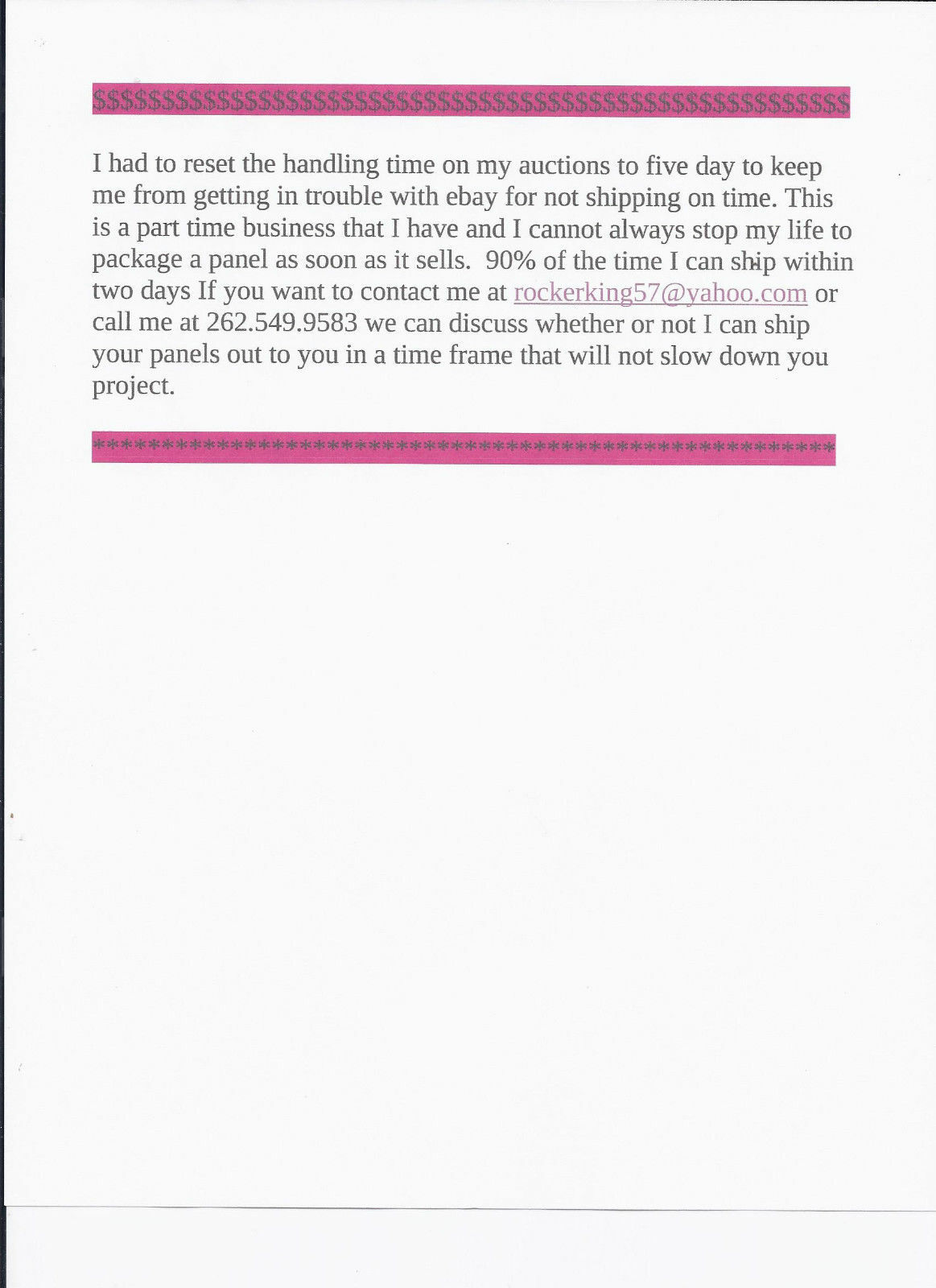 1957 Ford front fender long top head light body repair patch panel NORS ...