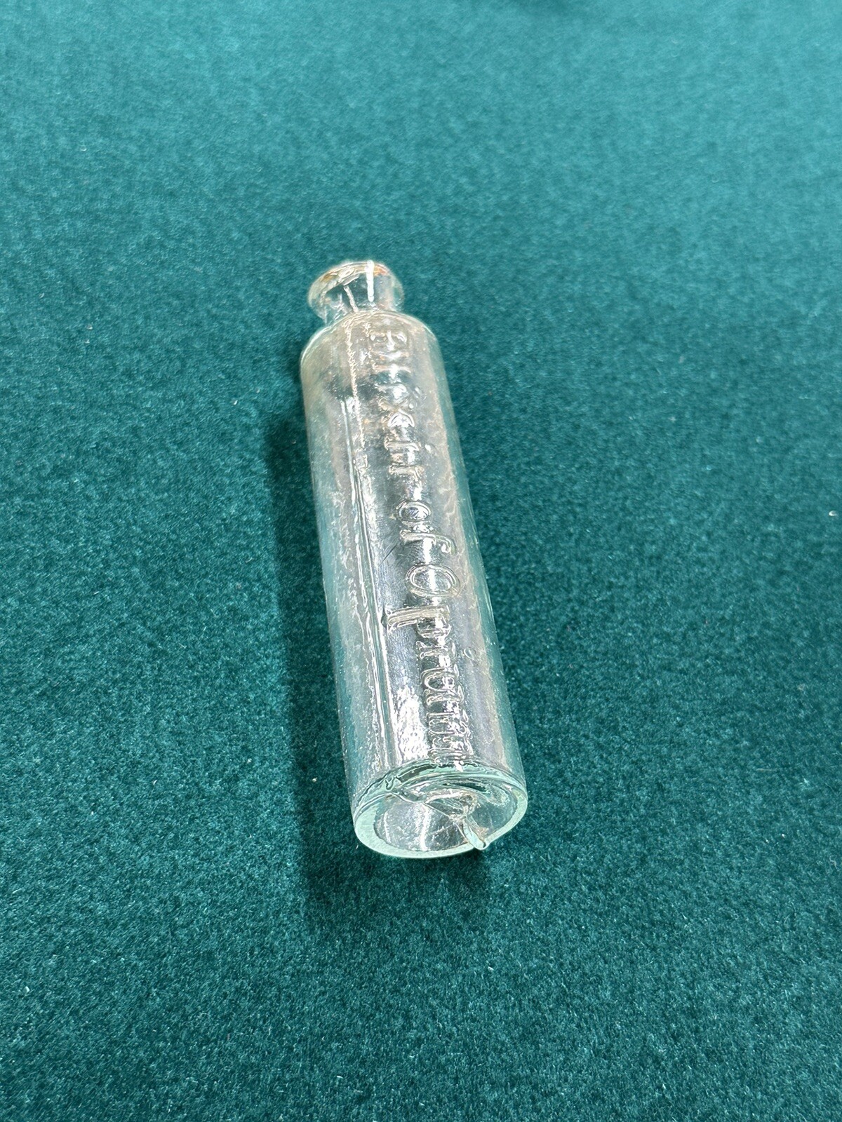 Authentic Civil War Empty Elixir of Opium Bottle in Display Case and ...