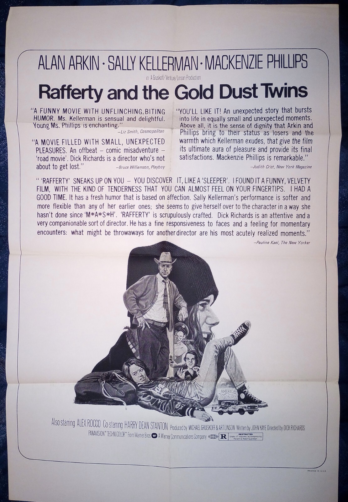 Rafferty And The Gold Dust Twins 1975 Vintage 1-Sheet Poster Review Style (B) | eBay