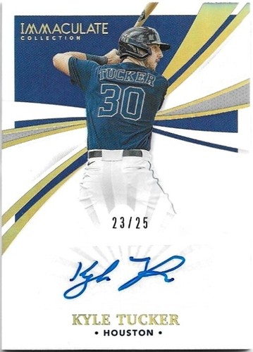 2021 Immaculate KYLE TUCKER Signatures Auto Gold /25 | eBay