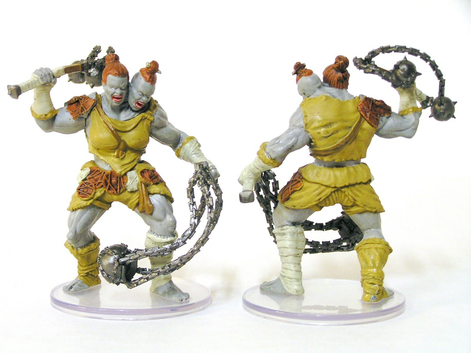 Pathfinder Battles - #032a Ettin (Flails) Large - Bestiary Unleashed ...