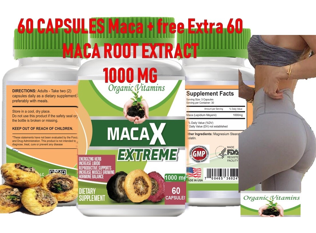 Healthy EXTREME Maca XL LIBIDO ENHANCER 120 CAPSULES | eBay