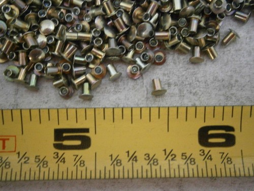 Tubular Rivets Oval Head Military Spec. MS 16535-1 .061 OD Steel Lot of ...