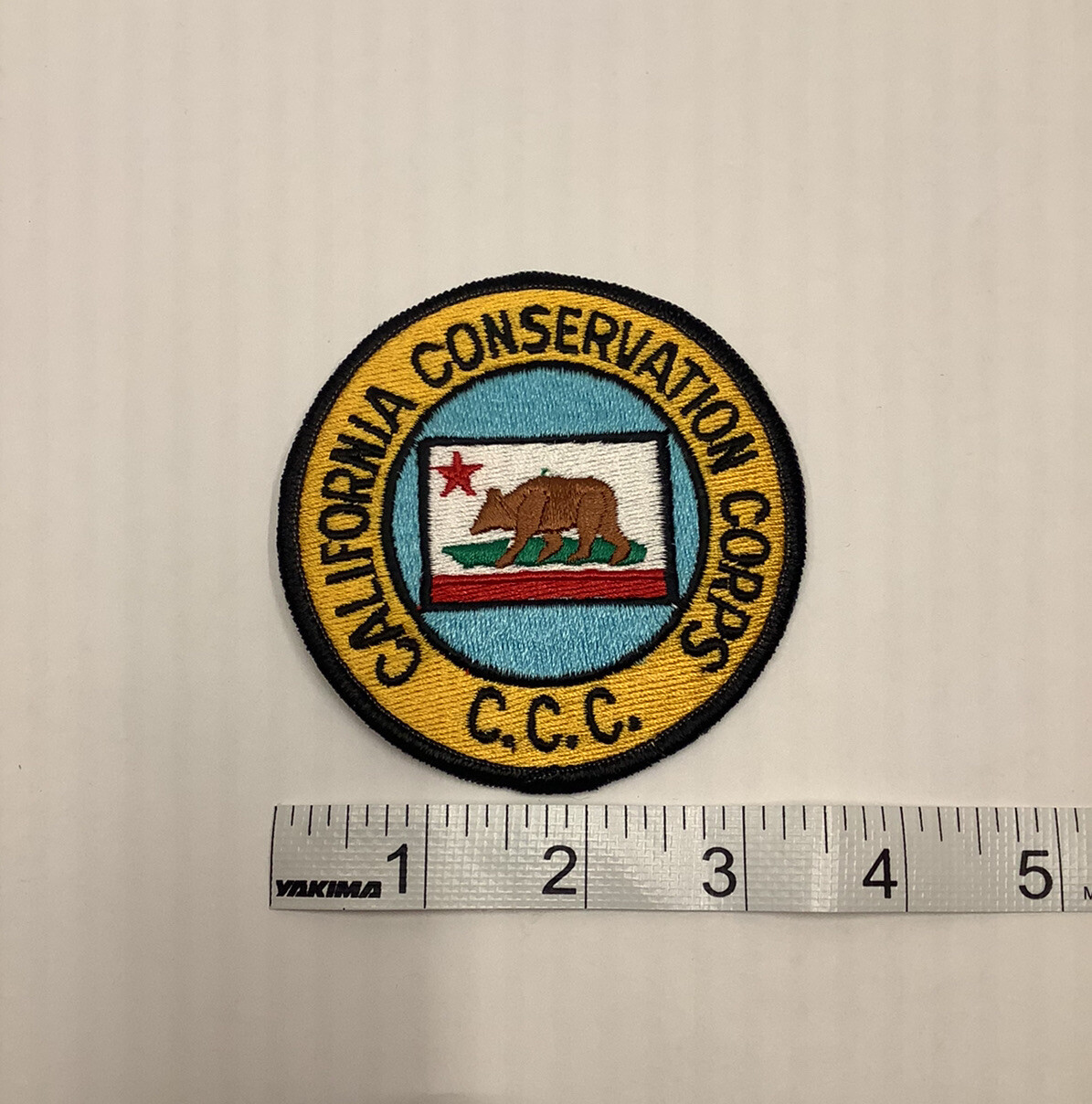 California Conservation Corps CCC Patch - Grizzly Bear Flag - New | eBay