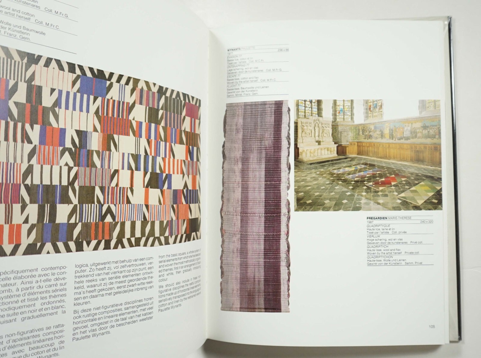 Contemporary Tapestries in Belgium 1989 Sosset Modern Belgian Textiles ...