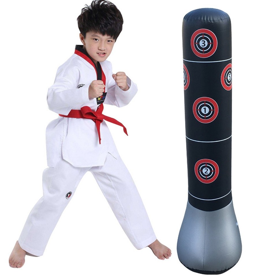 Punching Bag Kids Exercise Equipment Vertical Boxing Column Fitness ...