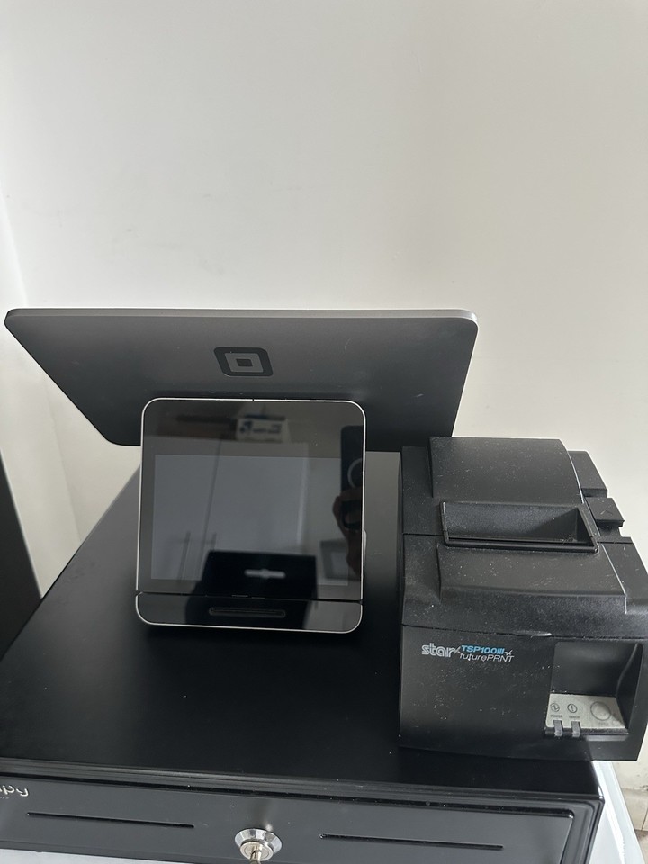 Black Square Register Kit for Epos POS Till System Cash Drawer with ...