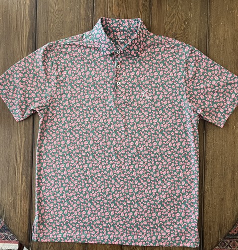 Rhoback “Azalea” Limited‑Edition Performance Polo • Men’s L Augusta ...