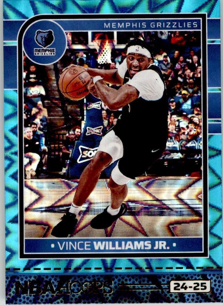 2024-25 Panini Nba Hoops - Vince Williams Jr. #30 Teal Explosion for ...