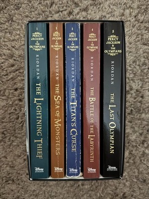 PERCY JACKSON Complete Paperback Series (#1-5) Set Original FIRST ...