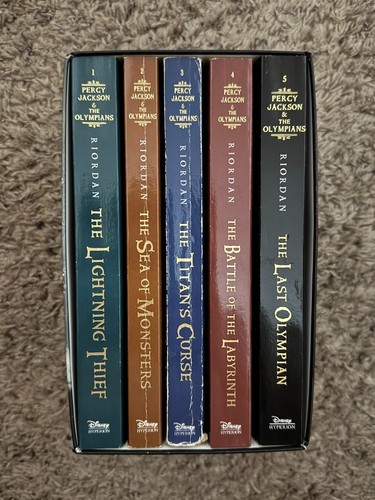 PERCY JACKSON Complete Paperback Series (#1-5) Set Original FIRST ...