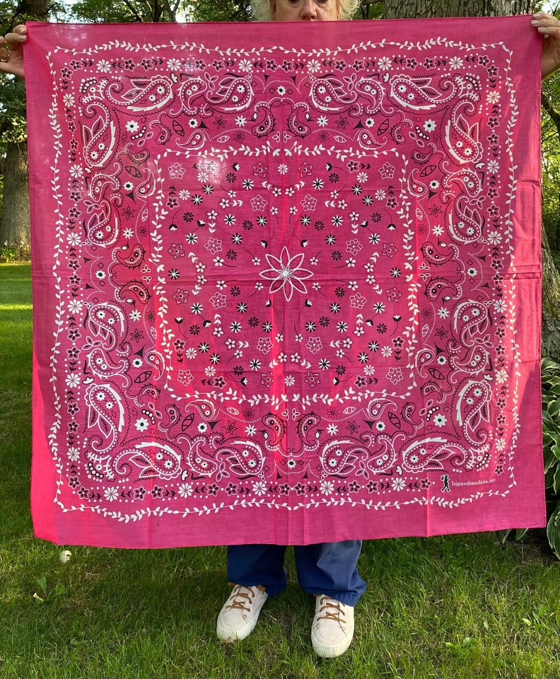Big Giant Extra Large Oversize Bandana Wild Rag 42x42 inches - Big Ass ...