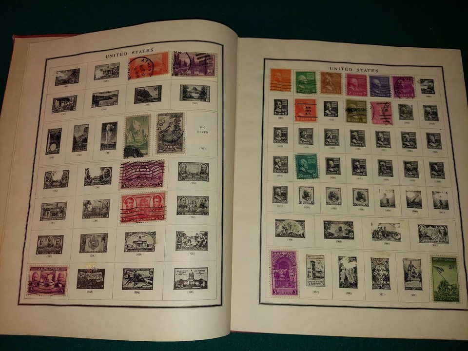 OLD STAMPS COLLECTION book rare old stamps 100's | eBay