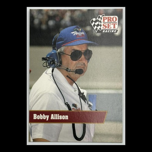 Bobby Allison #38 1992 Pro Set Racing Bobby Allison Racing NM Racing ...