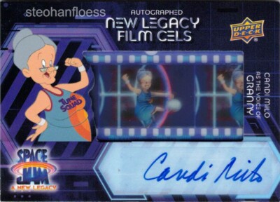 Upper Deck Space Jam: A New Legacy Candi Milo Auto Film Cels Granny ...