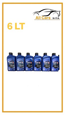 6 Litri Olio Motore ELF Evolution 700 STI 10W40 Renault RN0700 RN0710 ...