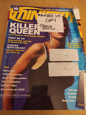 Ministry of Sound Magazine Issue 5, June 1998, Killer Queen: Tomb ...