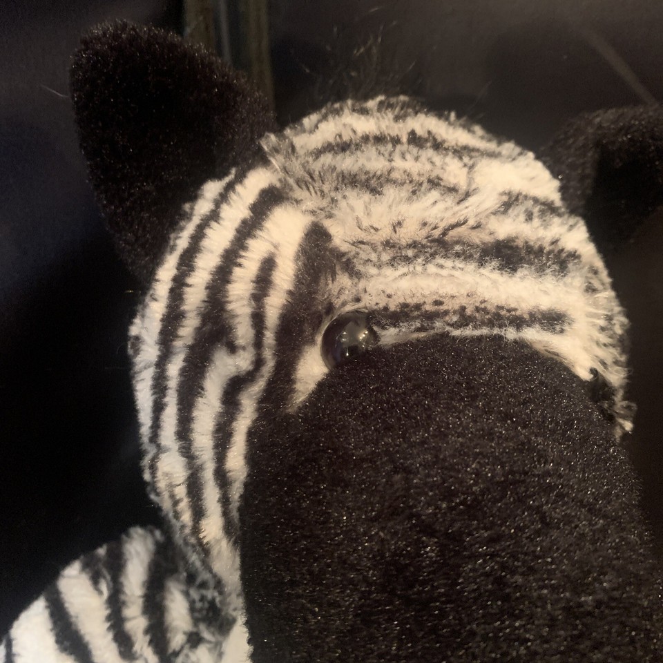 Fiesta # A48212 Zebra 14" Realistic Plush Stuffed Animal Toy | eBay