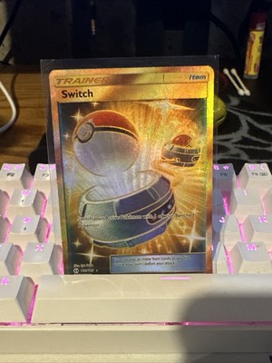 Pokémon TCG Switch Sun & Moon 160/149 Holo Secret Rare | eBay