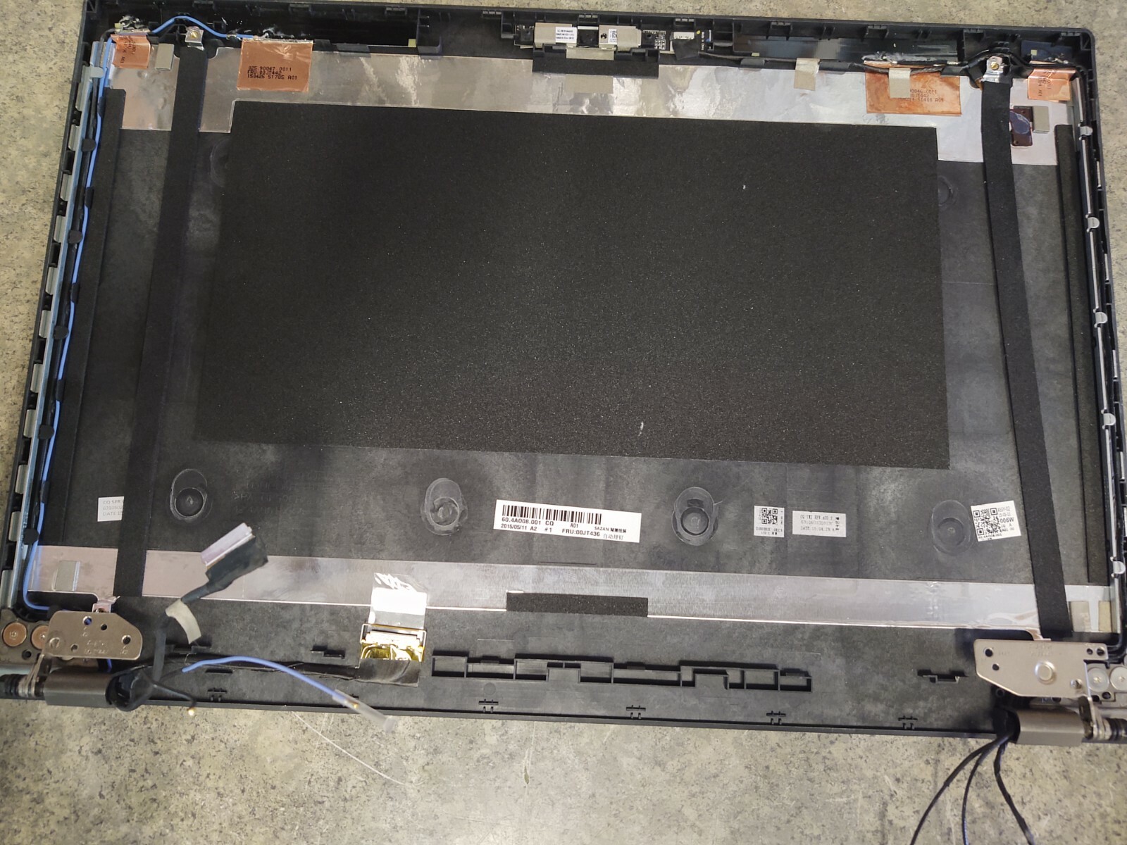 OEM Lenovo Thinkpad T550 15.6" Laptop LCD Back Cover 00JT436 | eBay