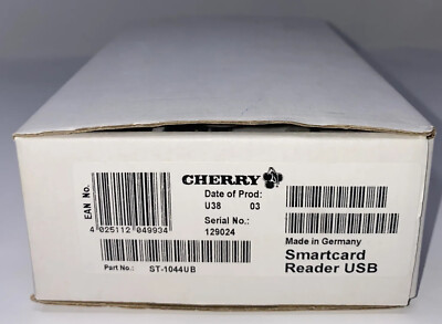 Cherry ST-1044UB USB Smart Card Reader NEW IN BOX | eBay
