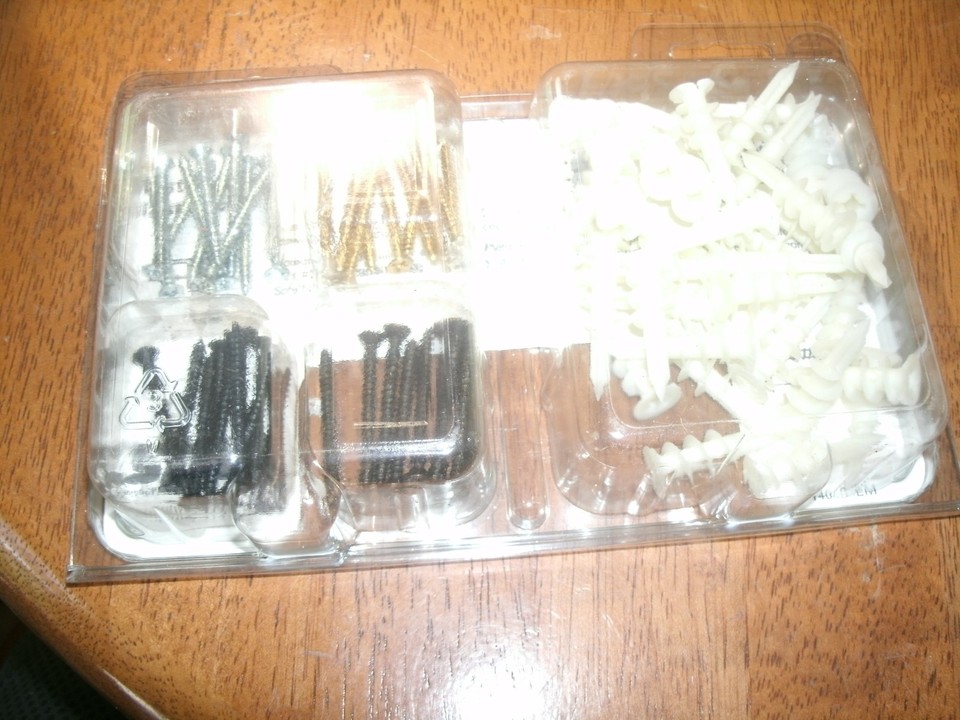 Star Scru 'N' Grip Kit fasteners 80 pieces #6 plastic Hollow Wall 3100 ...