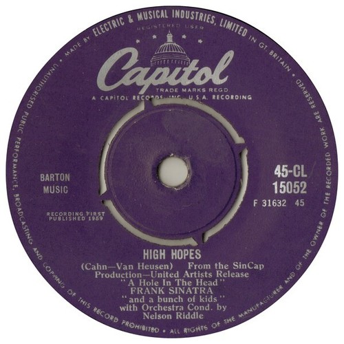 Frank Sinatra - High Hopes (7", Single) | eBay