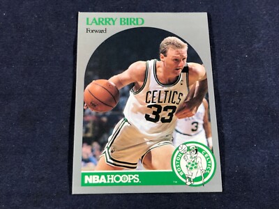 Q3-44 BASKETBALL CARD - LARRY BIRD BOSTON CELTICS - CARD #39 - 1990 NBA ...