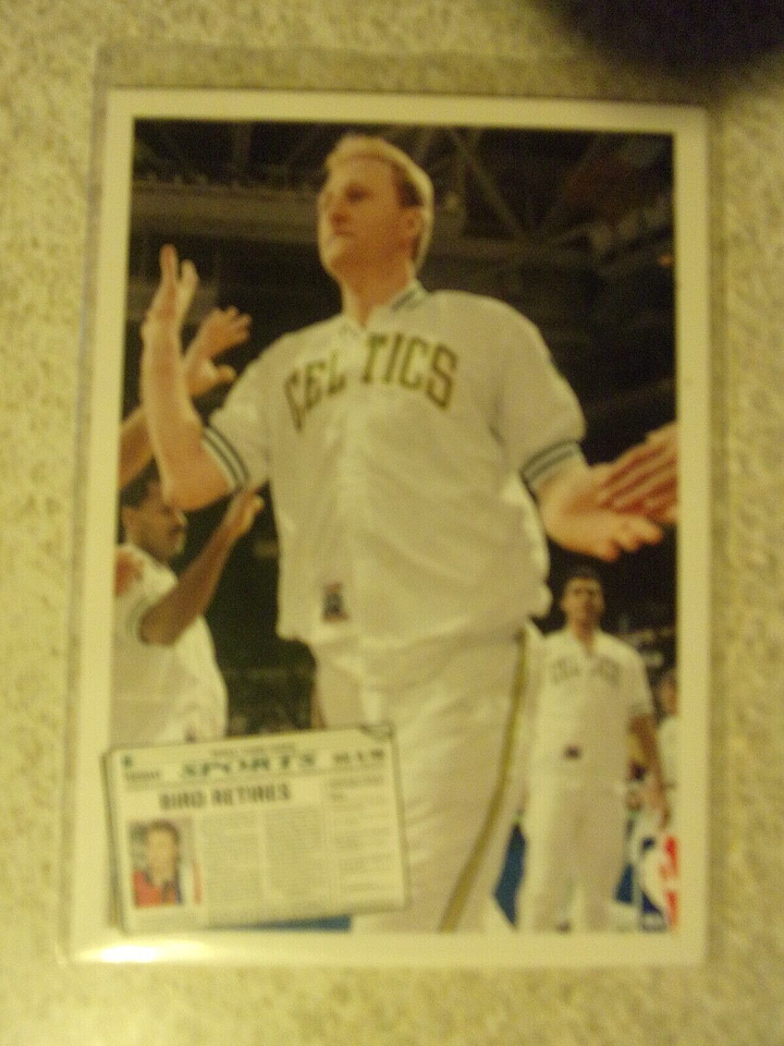 1992 Upper Deck Magic Johnson & Larry Bird Retire #SP1 (Aug. 18, 1992 ...