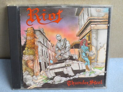 Riot - Thundersteel ( CD - 1988 CBS / Johnny ZK 44232 ) DADC + Pitman ...