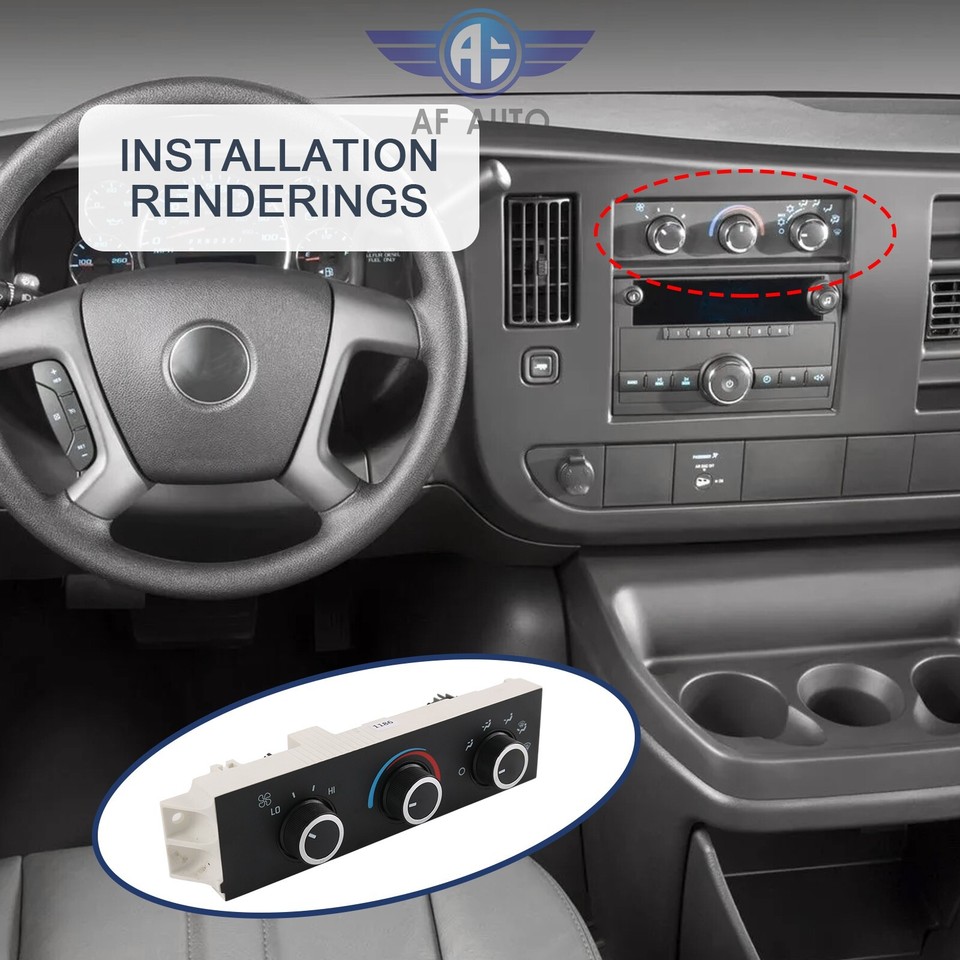 NEW 84793086 AC A/C CLIMATE CONTROL UNIT FOR CHEVY EXPRESS VAN SAVANA ...