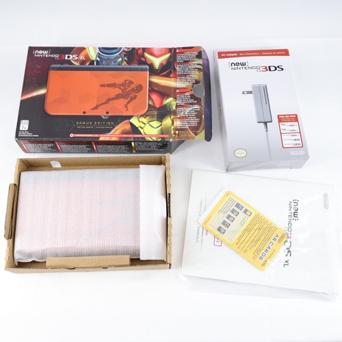 Nintendo New 3DS XL SAMUS Edition Handheld System Bundle CiB EXCELLENT ...