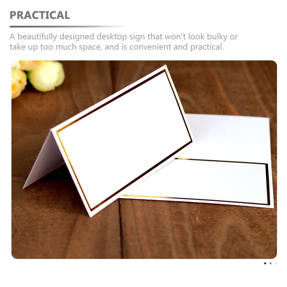 5 Count Table Place Cards for Wedding Reception Paper Decorations | eBay UK