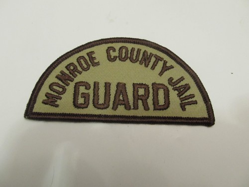 Pennsylvania Monroe Co Jail Guard Patch Old Cheese Cloth | eBay