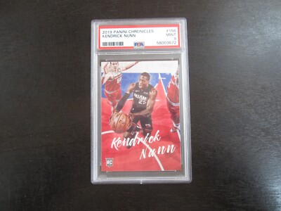 2019-20 Panini Chronicles # 156 Kendrick Nunn PSA 9 Card Miami Heat ...
