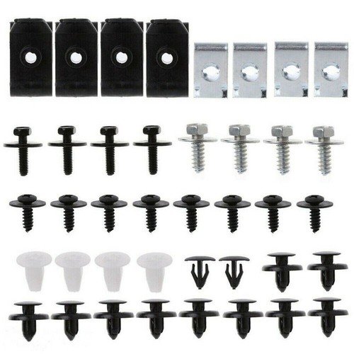 40Pcs Fastener For Car Engine Undertray Cover Clips Bottom Shield Guard ...