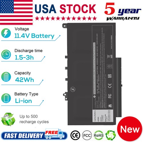 7CJRC Laptop Battery for Dell Latitude E7270 E7470 42Wh 11.4V with Tool ...