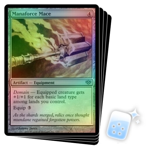 FOIL MANAFORCE MACE X4 Conflux CON Magic MTG MINT CARD | eBay