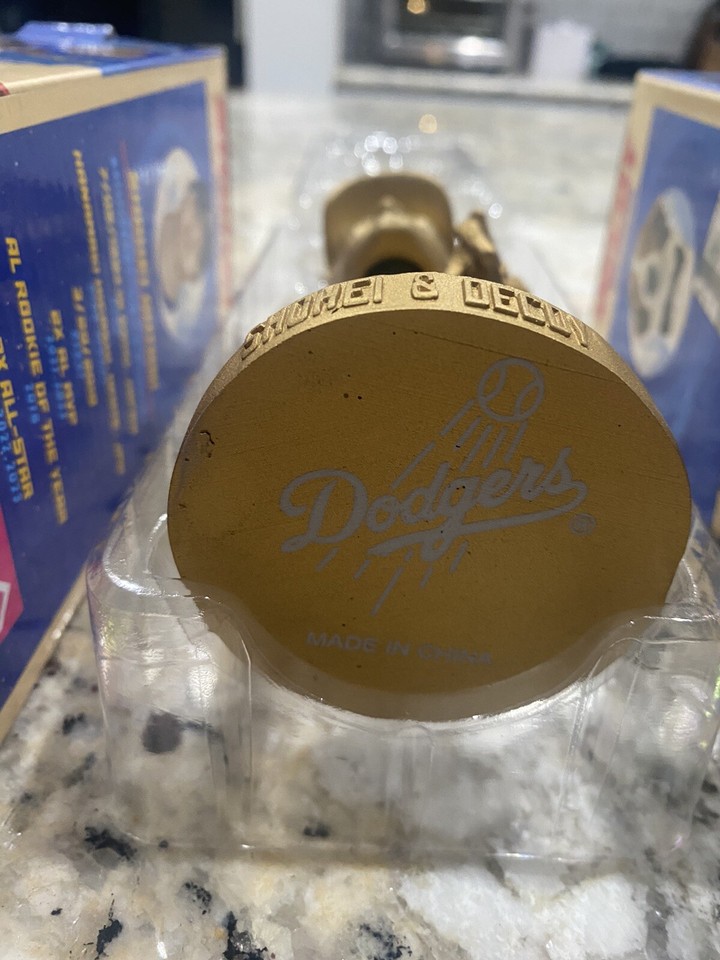 🇯🇵Shohei Ohtani Decoy GOLD & WHITE LA Dodgers 13 Bobblehead Lot 8/28 ...