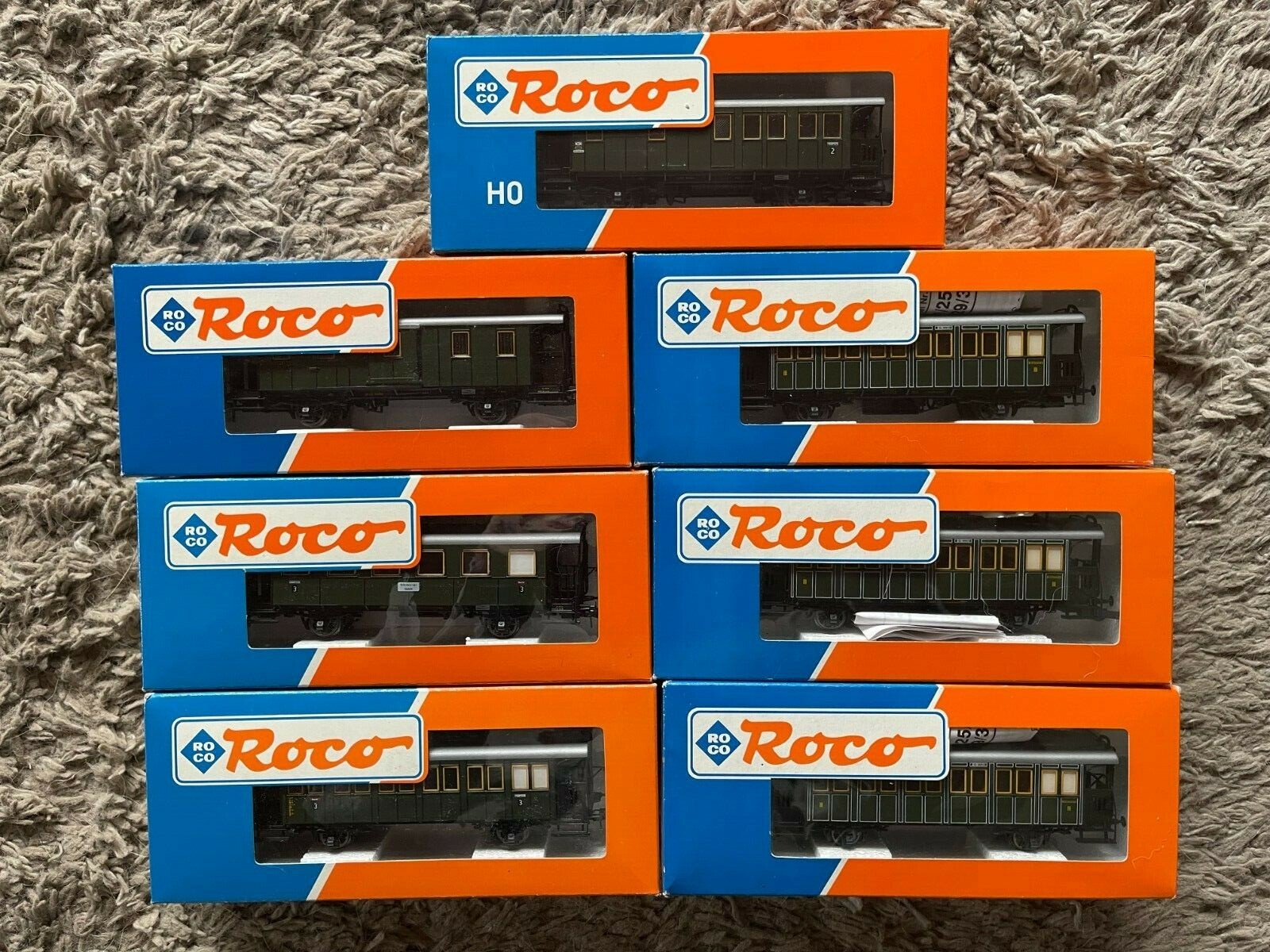 H0 Roco 44820/44824/44827/44828/44832 7 x Nebenbahnwagen NEU + OVP | eBay