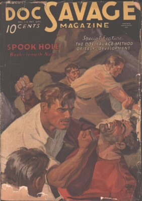 Doc Savage 1935 August. "Spook Hole." Pulp | eBay