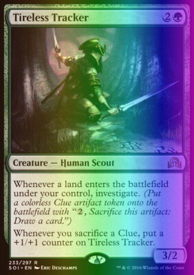 MTG Tireless Tracker (233/355) Shadows over Innistrad LP FOIL | eBay